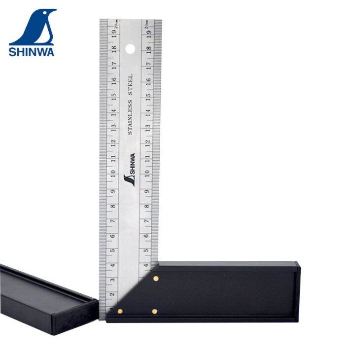 High Quality SHINWA Penguin Miter Try Square Stainless Steel Right ...