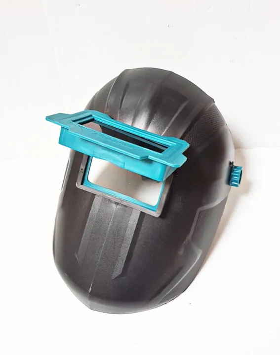 Total หน้ากากอ๊อก หน้ากากเชื่อม เปิดปิดได้ แบบสวมหัว พลาสติกดำ รุ่น ...