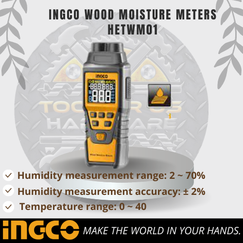 INGCO Wood Moisture Meters HETWM01 | Lazada PH