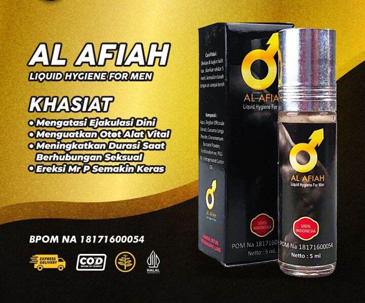 Al Afiah Hygiene For Man 5ml Obat Oles Pria ( izin BPOM ) | Lazada Indonesia