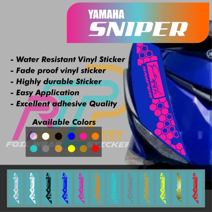 durable Yamaha Sniper 150 Honeycomb Front Decals Sticker | Lazada PH