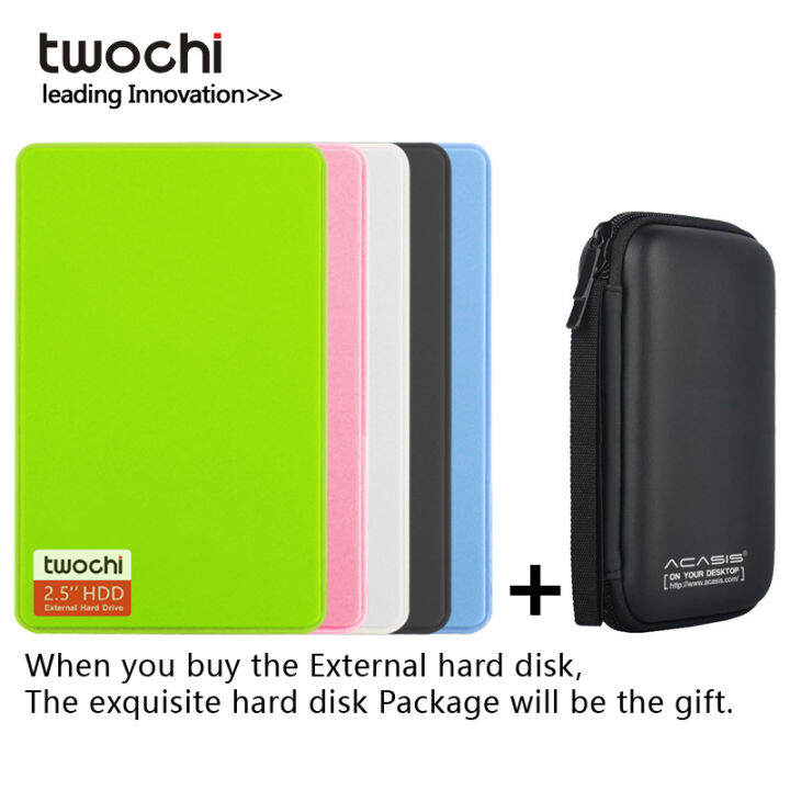 Original twochi 2.5 Inch External Hard Drive Storage 320G 500G Mini USB3.0 1TB 750G 160G 250G ...