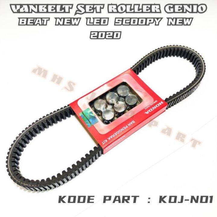 Vanbelt + Roller Honda Genio Beat Deluxe Scoopy 2020 2022 New KOJ Vanbel Roler Assy | Lazada ...