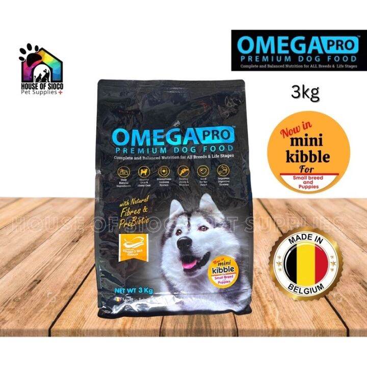 Omega Pro Premium Dry Dog Food (Mini Kibble) 3kg 5kg | Lazada PH