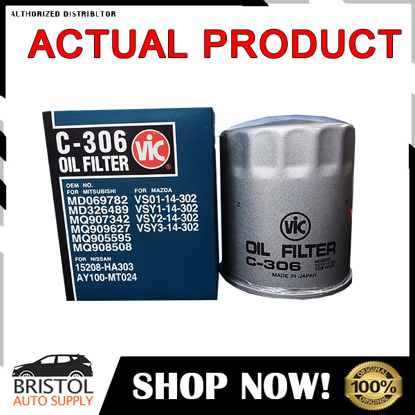 VIC Oil Filter for Mitsubishi L300 /4D56/4D55 /Pajero /Adventure ...