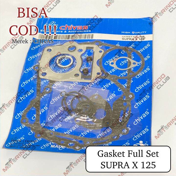 Paken Full Set SUPRA X 125 Merek CHIVAS - Packing Paking Gasket ...