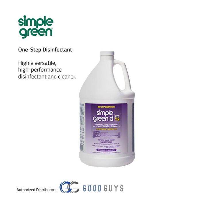 Simple Green d Pro 5 Disinfectant 1 One Step Disinfectant Highly ...