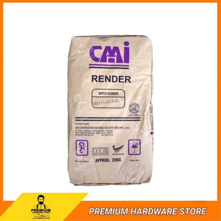 CMI Thin Render 081 25KG High Quality Polymer Modified Cement-Sand ...