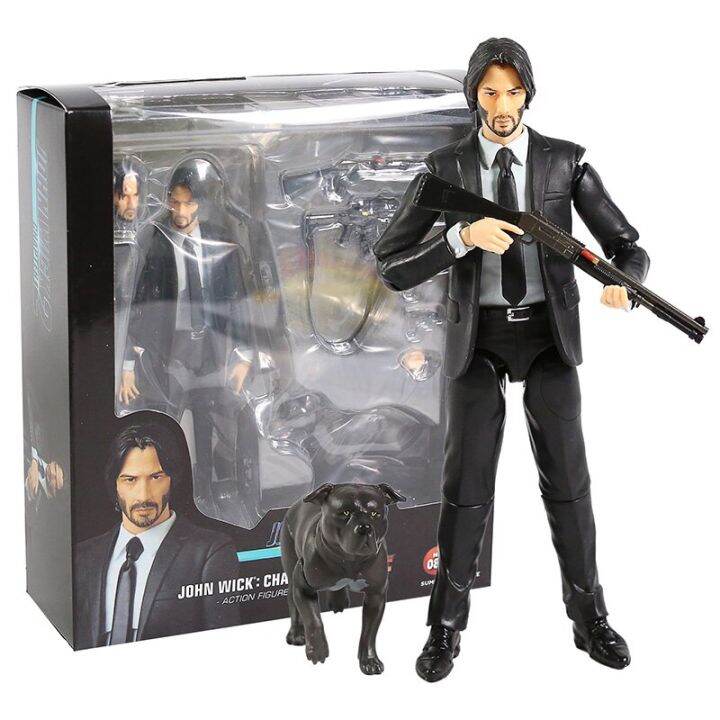 MAFEX 085 John Wick Chapter 2 Keanu Reeves PVC Action Figure Model Toy ...