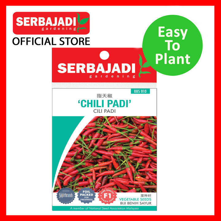 SERBAJADI Vegetable Seed Hybrid Chilli Padi Hot Pepper/ Cili Padi ...