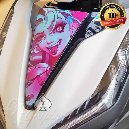 HONDA CLICK V2 FRONT STICKER PERSONALIZED ej cycle | Lazada PH