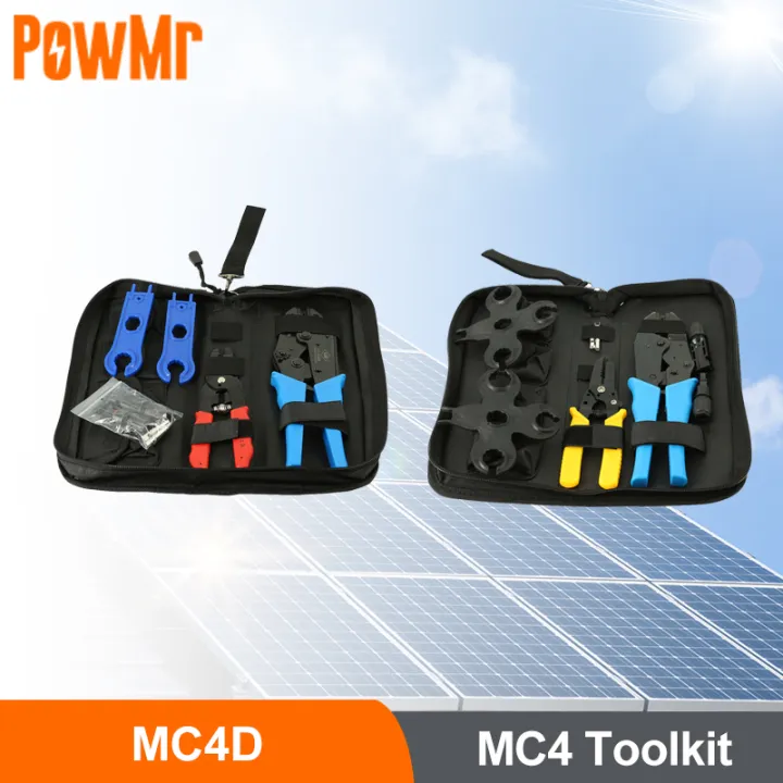 PowMr Solar Tool Set Hand Criper Plier Crimp Connector MC4 Spanner MC ...