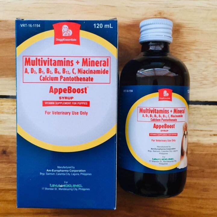 [SOUTH VET] 120ml AppeBoost Multivitamins for Dog/ Multuvitamins ng aso ...