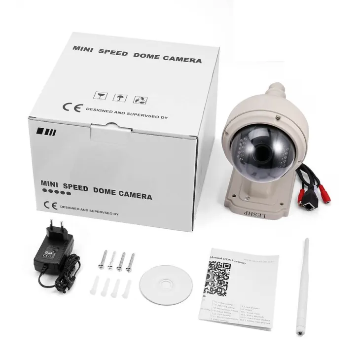 OSMAN LESHP 1.3MP 4X ZOOM MINI WIFI Wireless IP PTZ Dome Outdoor ... OSMAN LESHP 1.3MP 4X ZOOM MINI WIFI Wireless IP PTZ Dome Outdoor ...