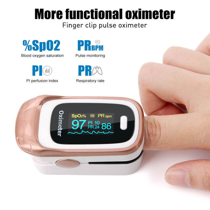 Oximeters Portable Monitor Finger Pulse Oximeters Blood Oxygen Monitor ...