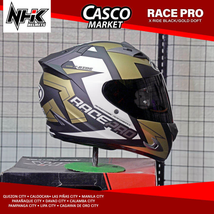 NHK RACE PRO X-RIDE FULL FACE SINGLE VISOR MOTORCYCLE HELMET | Lazada PH
