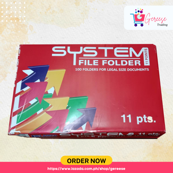 Summit File Folder White Folder 11pts Short / Long 100pcs 1 ream ...