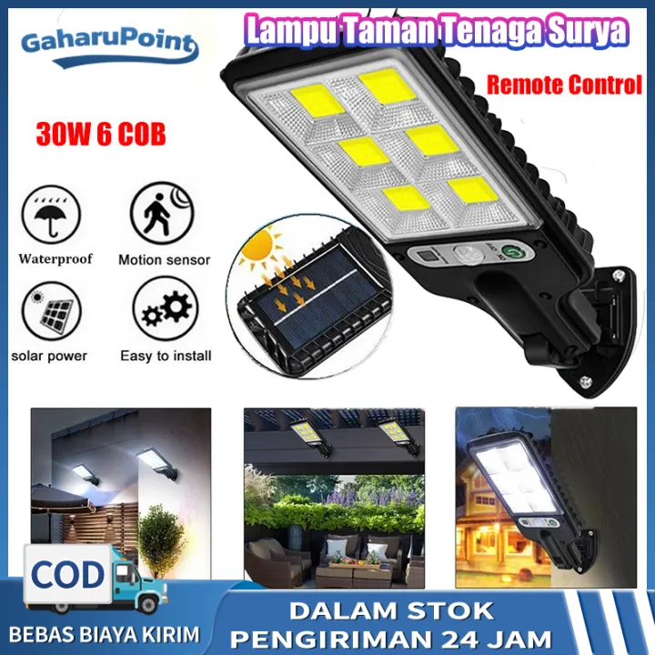 Lampu Solar Jalan /Sensor Gerak Lampu Surya Tahan Air Lampu Jalan Remote Control /Lampu Taman ...