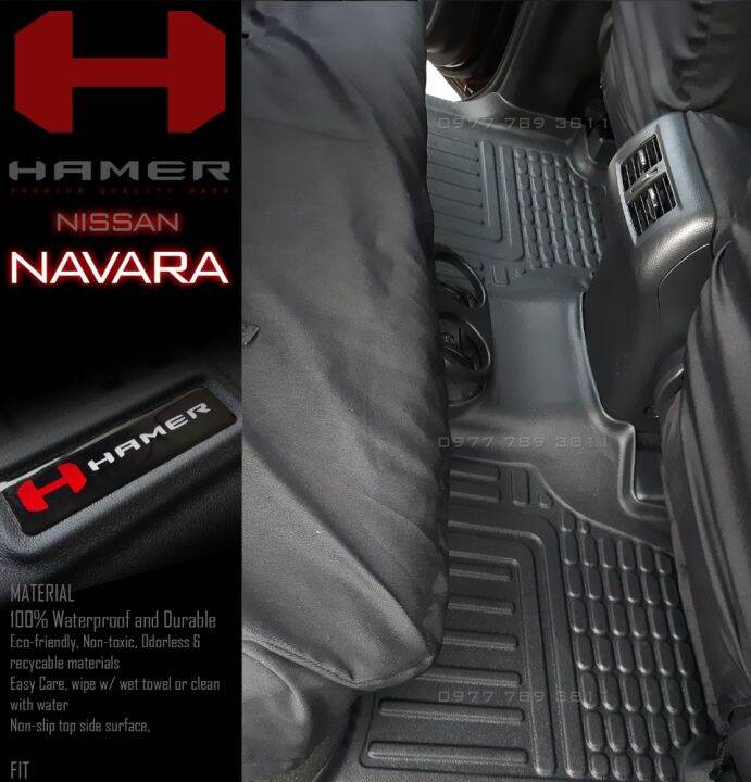 NISSAN NAVARA EL VE VL PRO4X 2015-2023 Hamer Deep Dish Matting Thailand ...