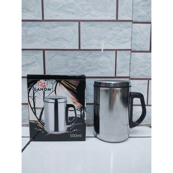 MUG Termos kopi snless 500ml / Gelas kopi Ganom/ King Balance ...