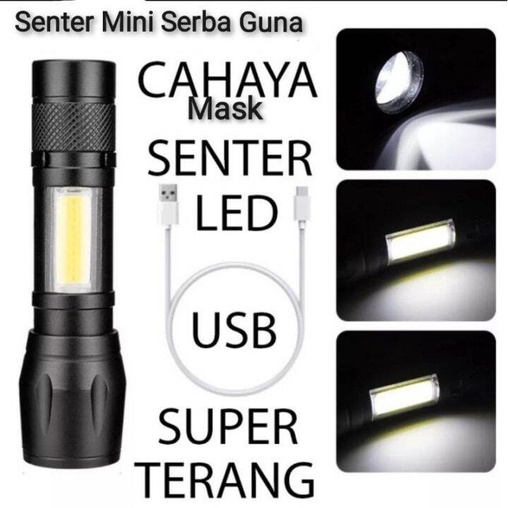 Senter Mini Led Usb Charging Lazada Indonesia