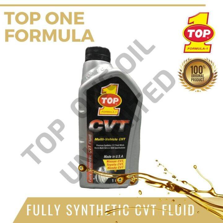 Top One Formula- Fully Synthetic CVT Fluid Multi-Vehicle CVT 1 Liter ...