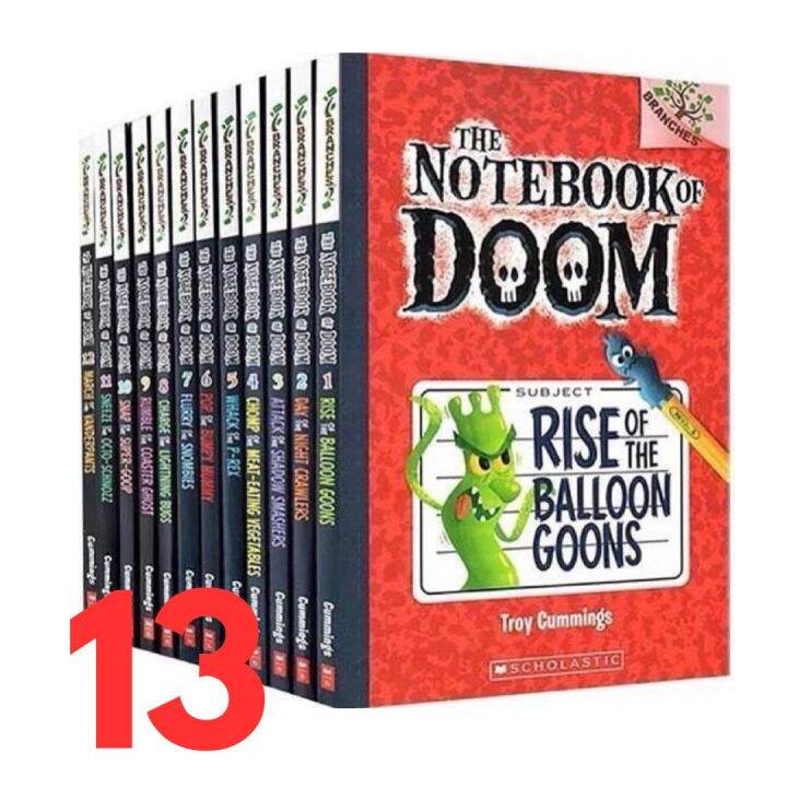 The Notebook of Doom, Scholastic (13 softcover books) no box | Lazada PH