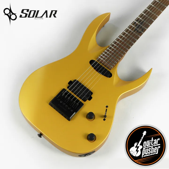 Solar Guitars AB1.6G Antique Gold Matte Electric Guitar with Evertune Bridge | Lazada PH
