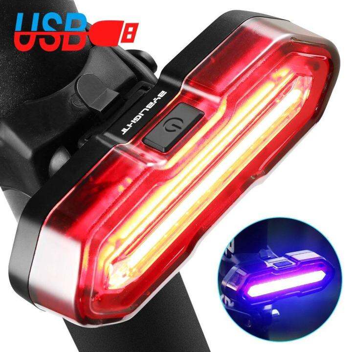 Sport LED Rear Bike Light USB Rechargeable - Ultra Bright Powerful ...