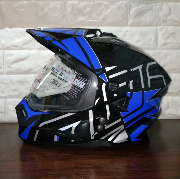 LEV3 MOTARD DUAL VISOR HELMET | Lazada PH
