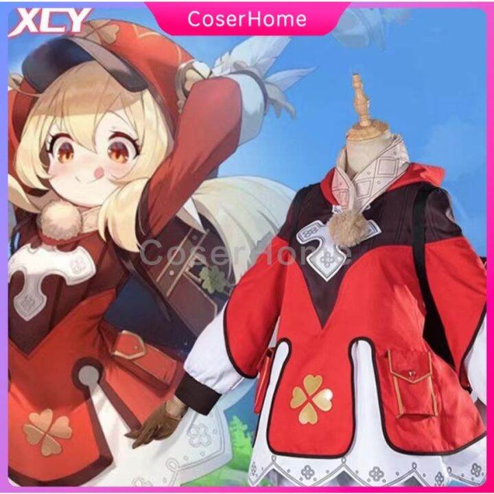 Full set Genshin Impact Klee ''Blossoming Starlight'' Cosplay Costume ...