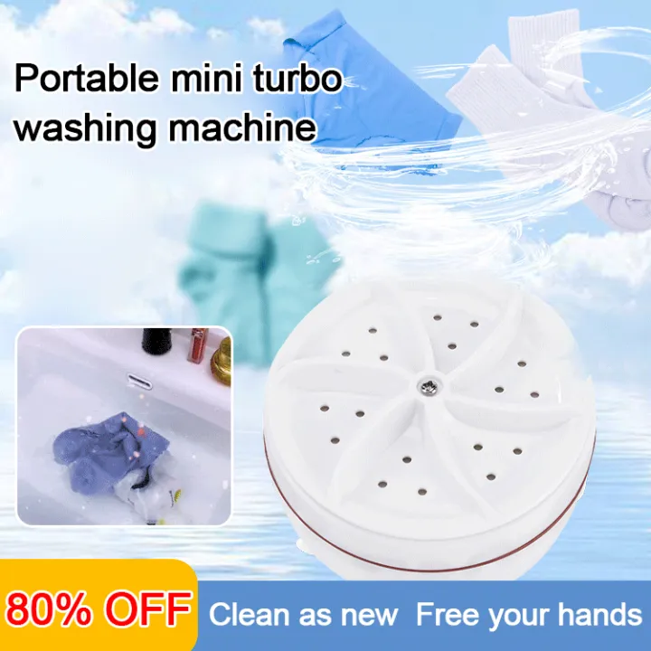 Mini turbine washing machine portable washing machine | Lazada PH