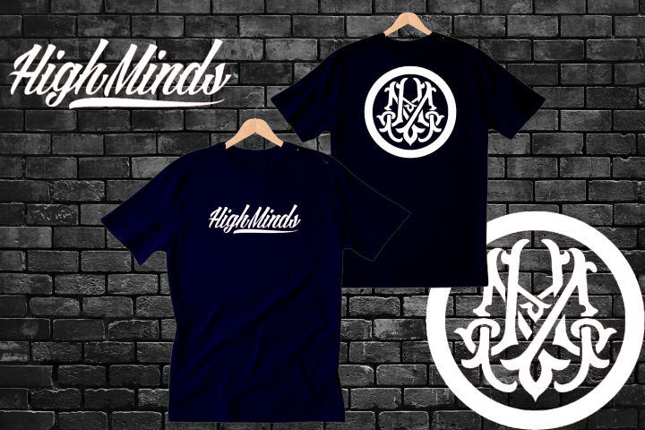 HIGHMINDS 2022 NEW DESIGN FRONT AND BACK UNISEX COTTON TSHIRT W ...