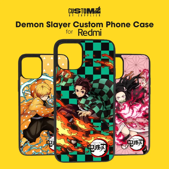 Redmi 10 9T 9C 9A 9 8 7A 7 Demon Slayer Anime Inspired Design ...