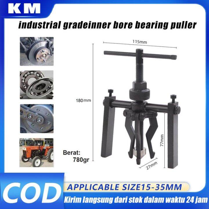 3 Jaw Pilot Inner Bearing Puller Treker Pilot Bearing Puller Treker ...