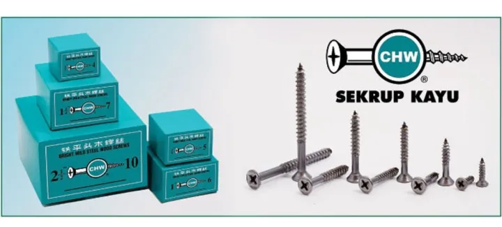 CSA SEKRUP KAYU SKRUP TAPPING SCREW (+) UKURAN 2.5" dan 3" TERMURAH ...