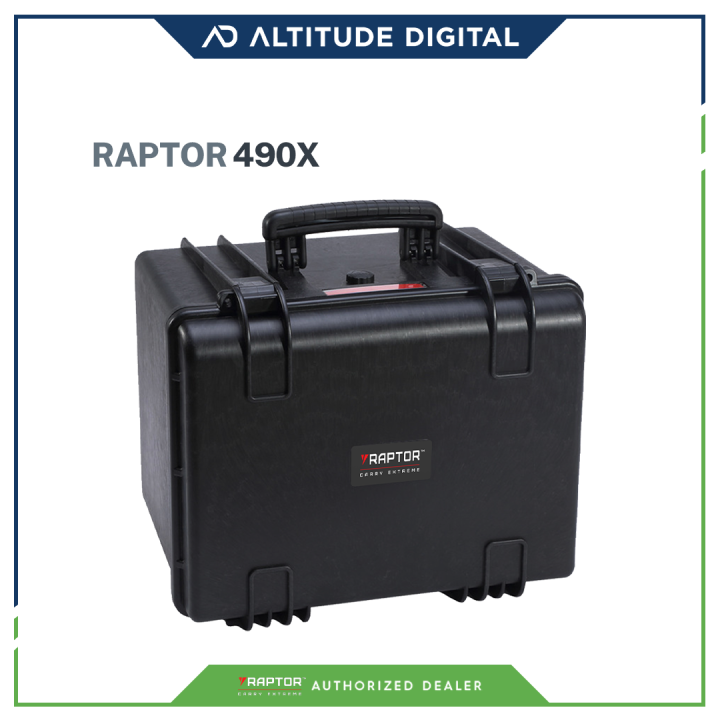 Raptor 490x Waterproof/Dustproof Carry On Hard Case for Cameras, Lens ...