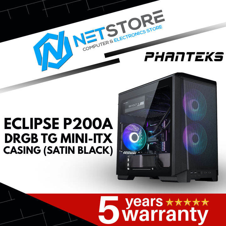 PHANTEKS ECLIPSE P200A DRGB TG MINI-ITX CASING (SATIN BLACK) - PH ... PHANTEKS ECLIPSE P200A DRGB TG MINI-ITX CASING (SATIN BLACK) - PH ...