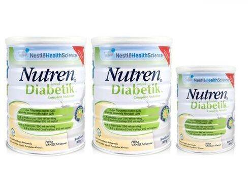 Nestle Nutren Diabetik Complete Nutrition Vanilla (800g x 2 FOC 400G ...