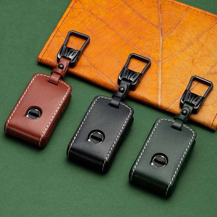 Smart Key Cover Case Car Leather Keyring for Volvo Xc40 Xc60 Xc90 S60 ...