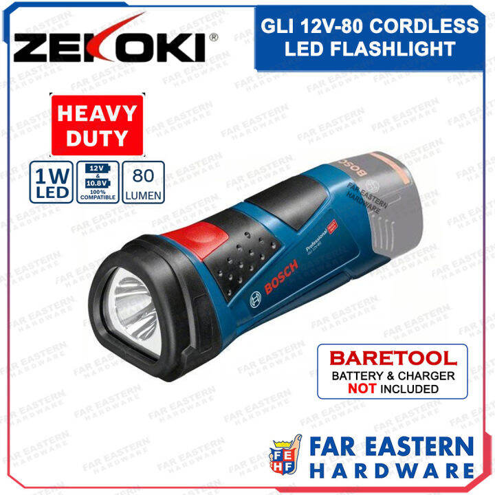 BOSCH GLI 12V-80 Cordless LED Flashlight Pocket Work Light(Baretool ...