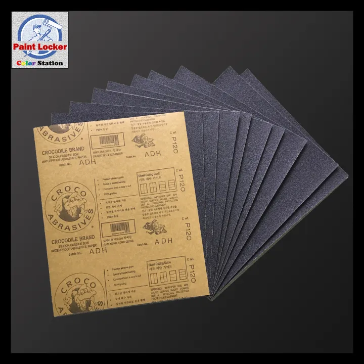 Crocodile Water Proof Sandpaper - 5 Sheets | Lazada PH