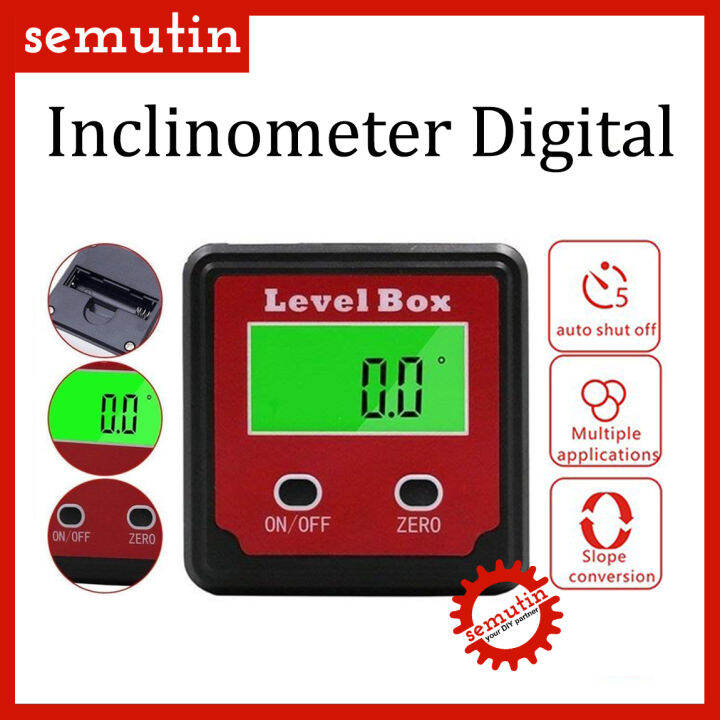 Inclinometer Digital / Mini Protractor / Alat Ukur Sudut Kemiringan ...