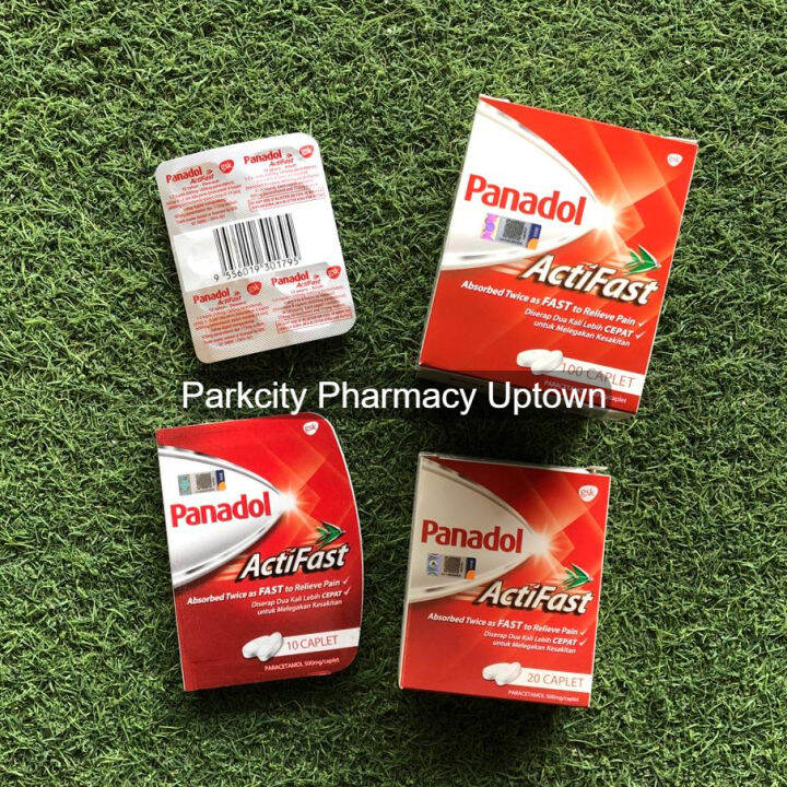 Panadol Actifast 500mg Tablets (10s Strip/ 10s Compact/ 20s) | Lazada