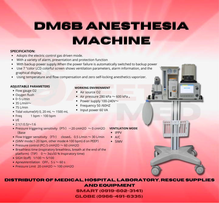 DM6B ANESTHESIA MACHINE | Lazada PH
