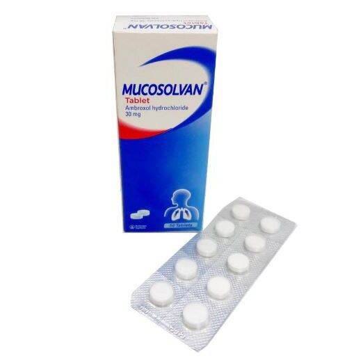 MUCOSOLVAN TABLET AMBROXOL HYDROCHLORIDE 30MG 50 TABS (CAIR KAHAK ...