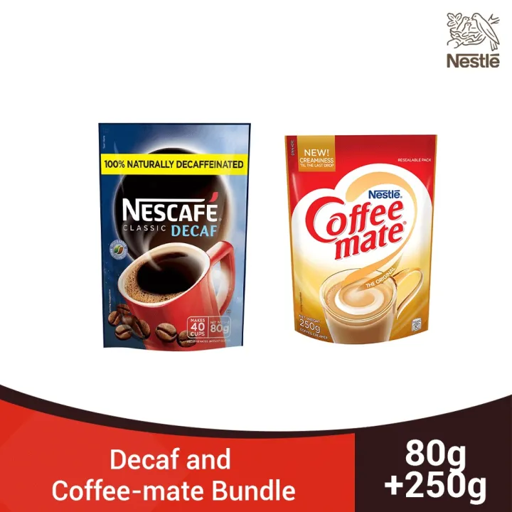 NESCAFE Classic Decaf 80g with Nestle Coffee-mate 250g | Lazada PH