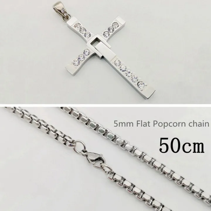 New Fast furious hip hop necklace pendant Dominic Toretto cross Top 316 ...