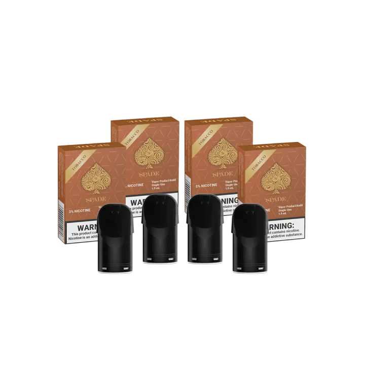 Spade Vapes Tobacco 4 Pod Pack | Lazada PH