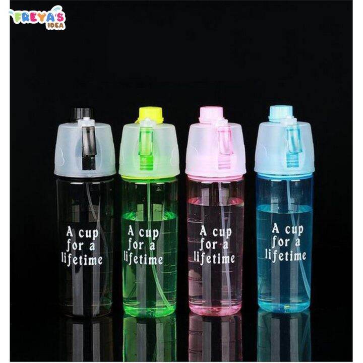 FR-C730 Botol Minum Semprot 600ML Tumbler Minum Sport Spray Water ...